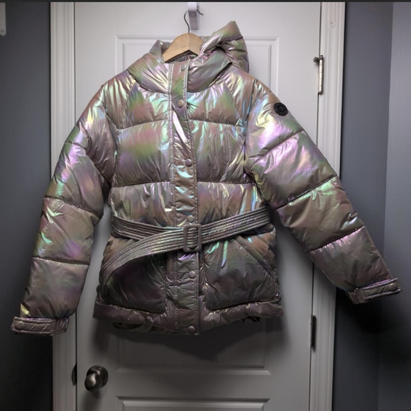 Noize | Jackets & Coats | Noize Holographic Puffer Jacket | Poshmark